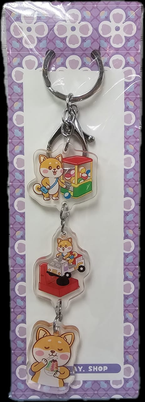 Dangling Keychain(Eat,Play ,Shop) – Union Book 友联书局